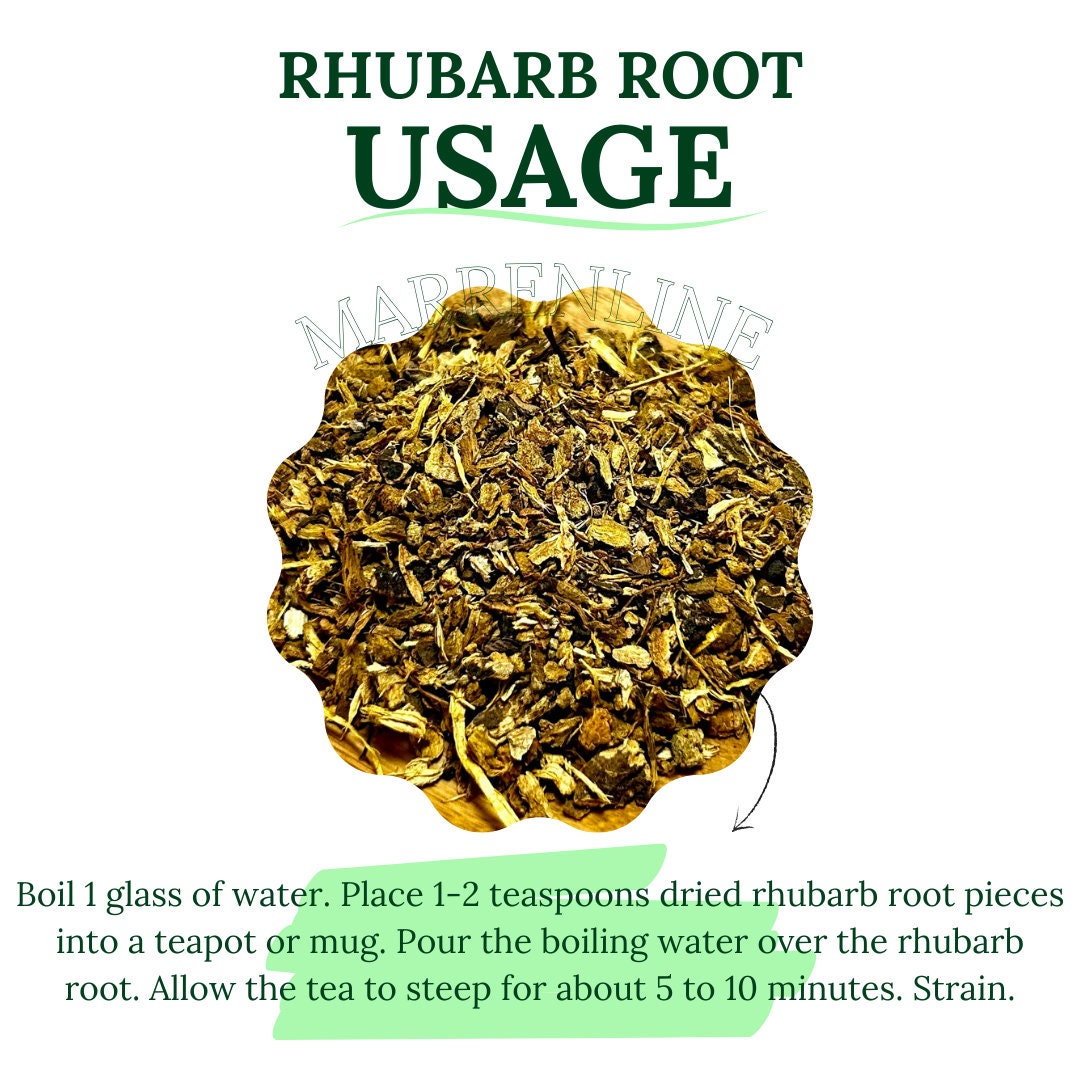 Rhubarb Root / Rheum Palmatum / Organic Dried Rhubarb Root Tea / Bulk ...