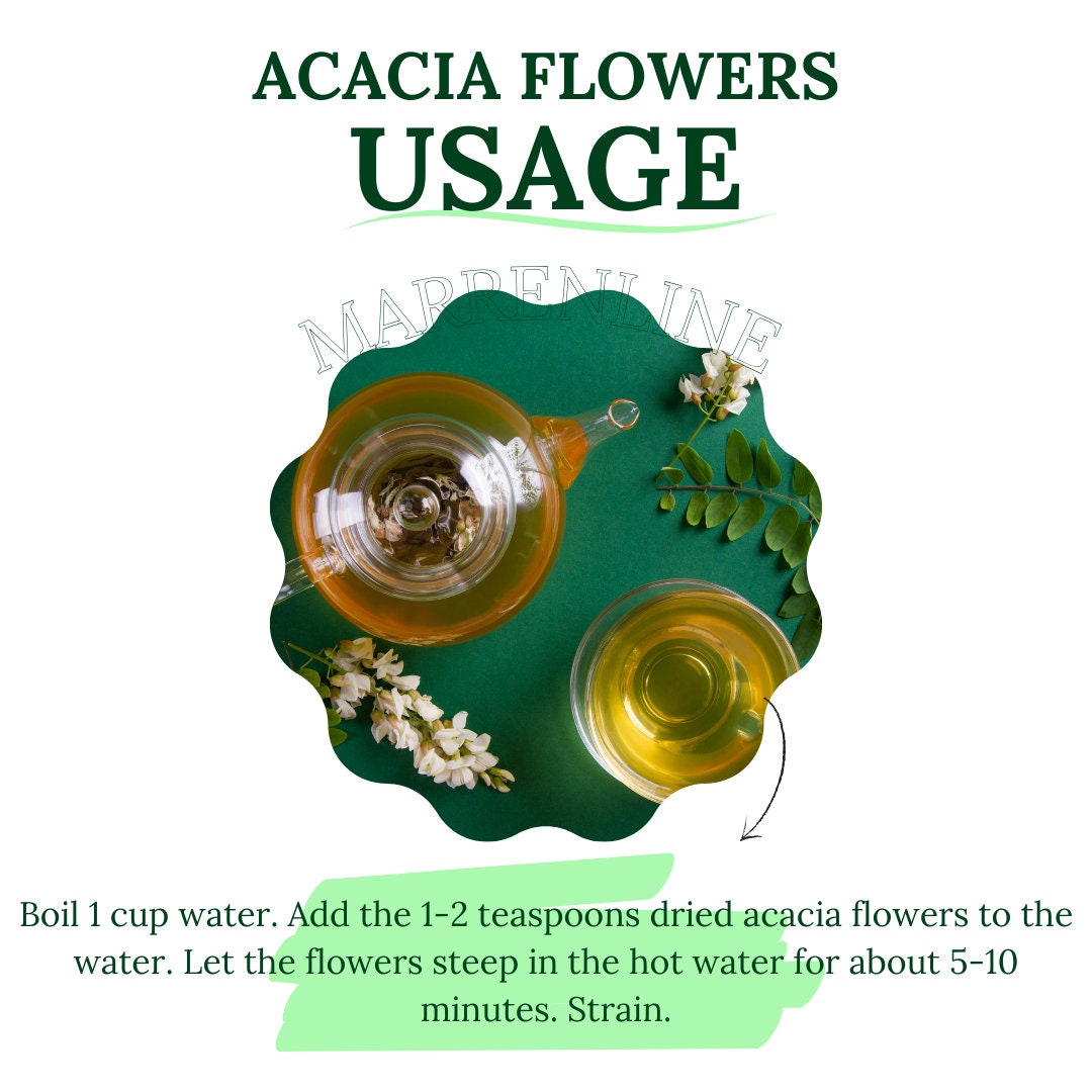 Dried Acacia Flowers / Wattle Flower / Acacia Tea / Wattle Flower Tea ...