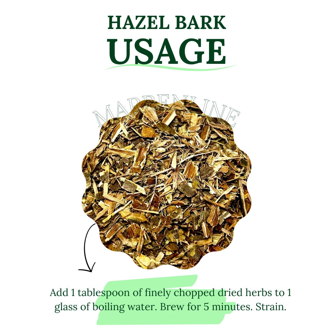 Hazel Bark / Corylus Avellana / Organic Dried Bulk Herb / HAZEL Bark - Etsy