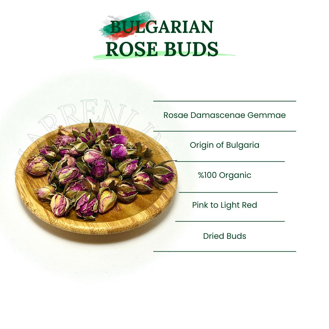Rose Buds / Bulgarian Rose / Whole Rose Buds / Damask Rose / Dried Rose ...