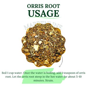 Orris Root / Iris Germanica / Queen Elizabeth Root / Organic Dried ...