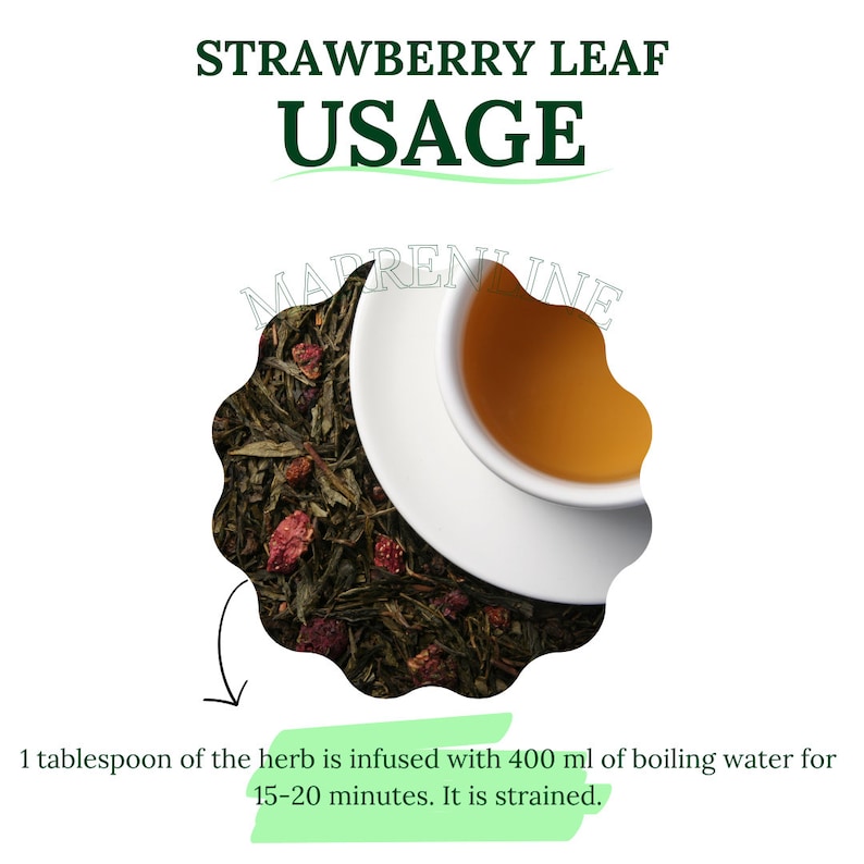 Strawberry Leaf / Fragaria Vesca / Organic Dried Strawberry Leaves ...