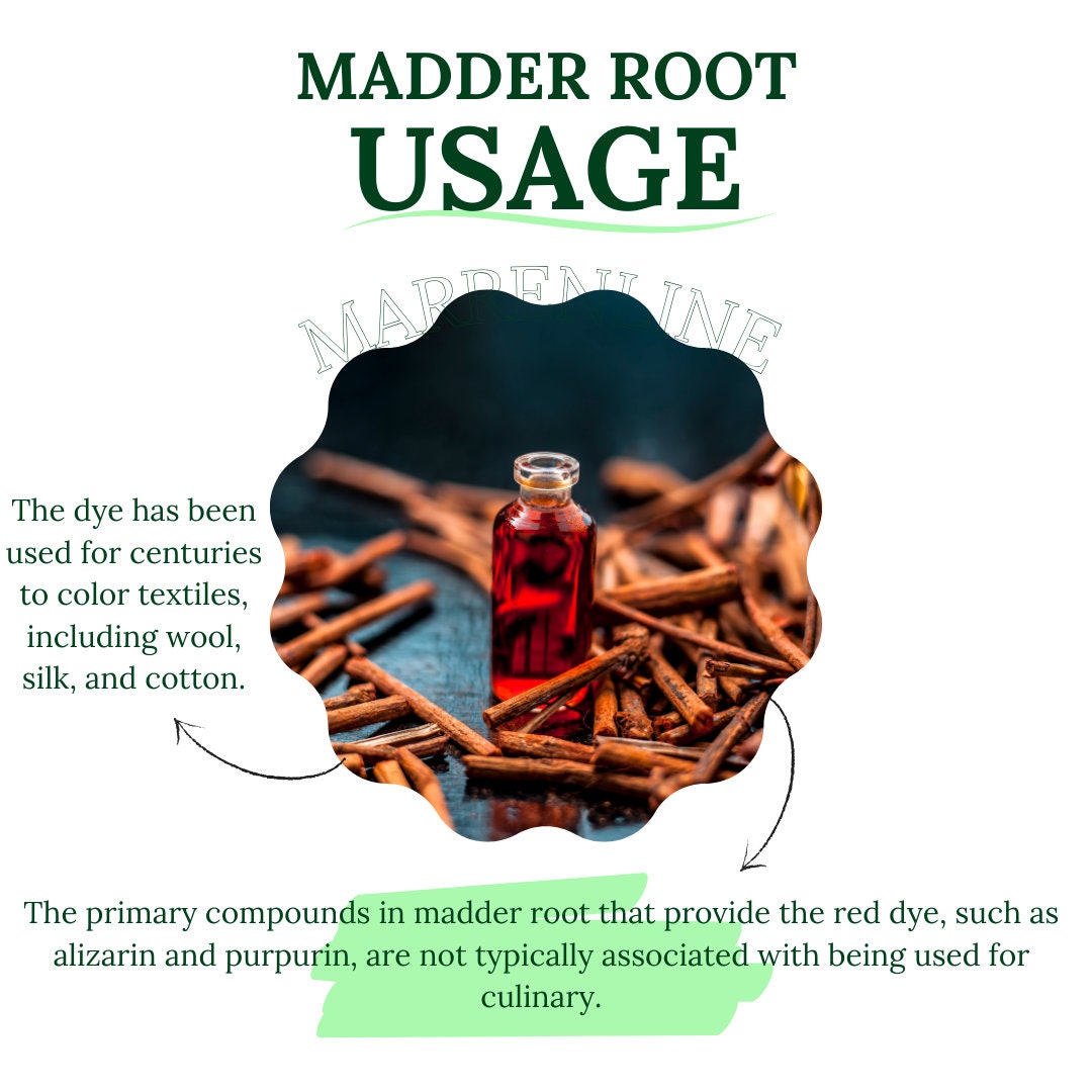Madder Root / Rubia Tinctorum / Madder Root Chopped / Dyer's Madder ...