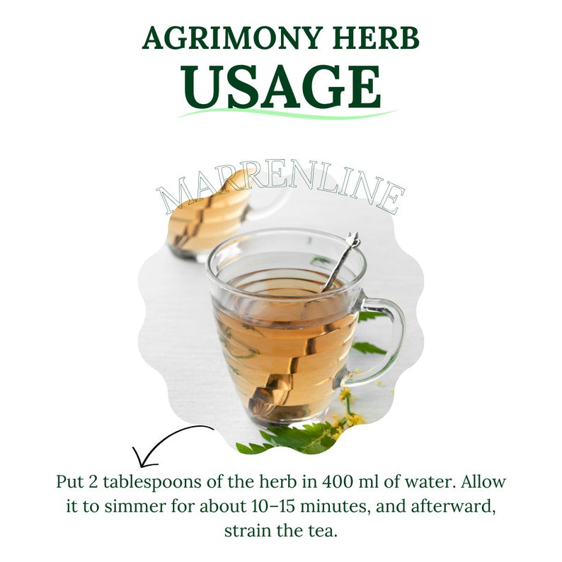 Agrimony Herb / Agrimonia Eupatoria / Organic Dried Agrimony Herb ...
