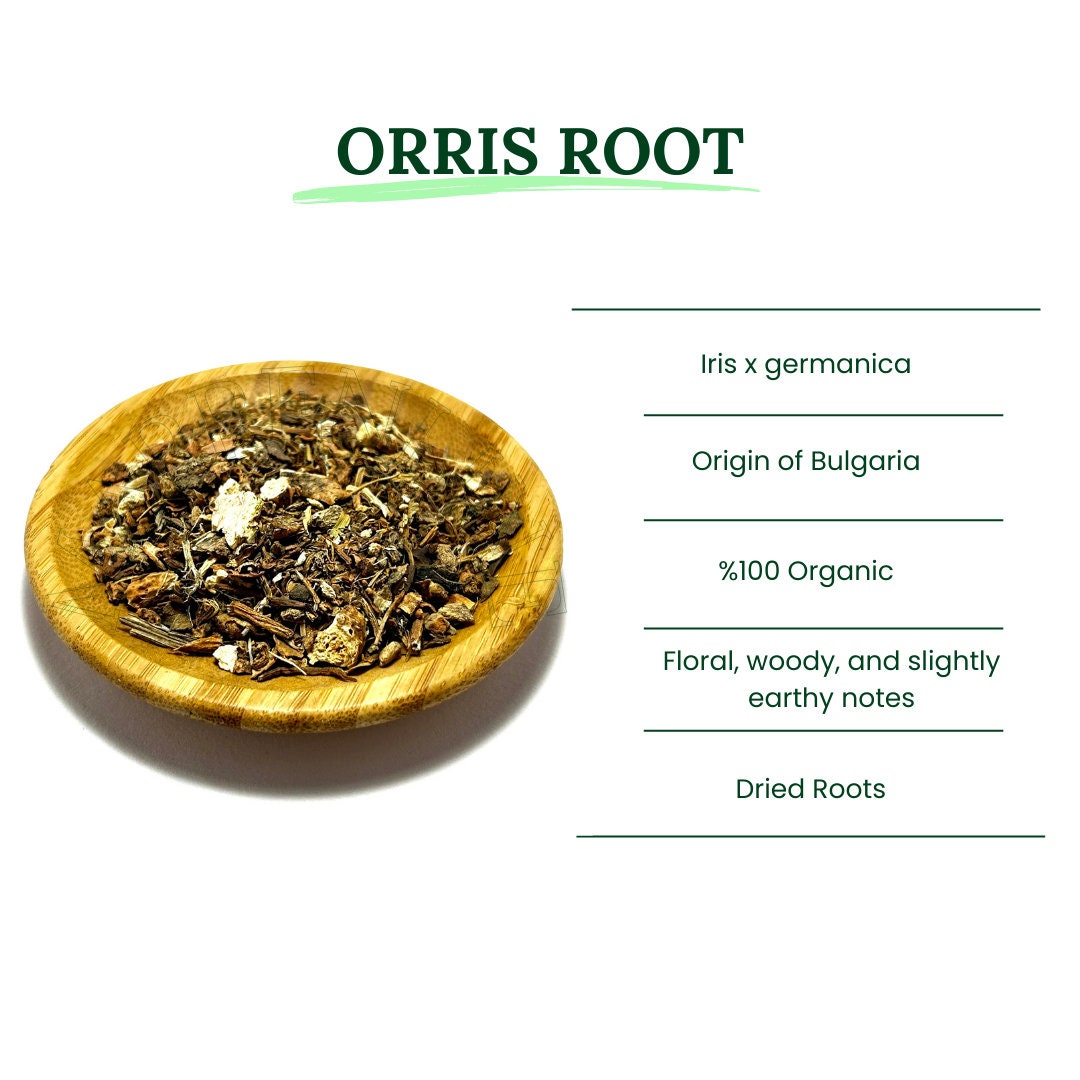 Orris Root / Iris Germanica / Queen Elizabeth Root / Organic Dried ...