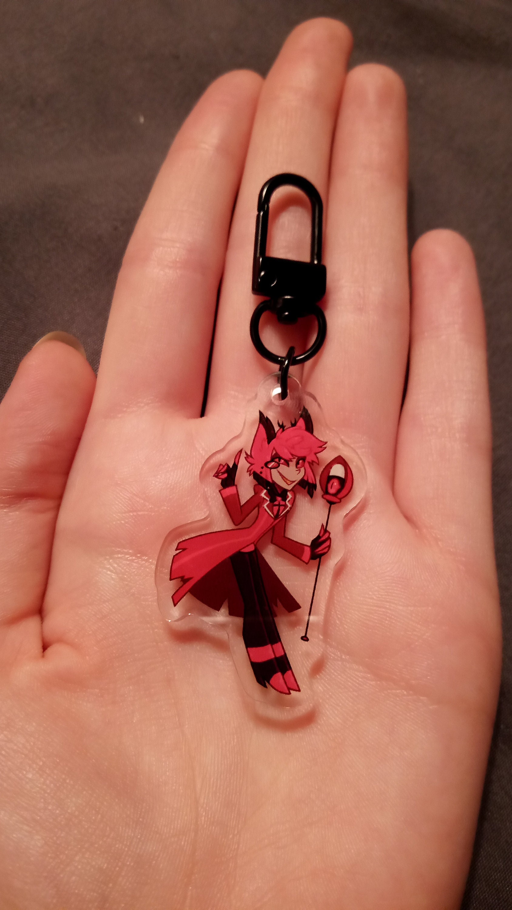 Mini Alastor Keychain - Etsy