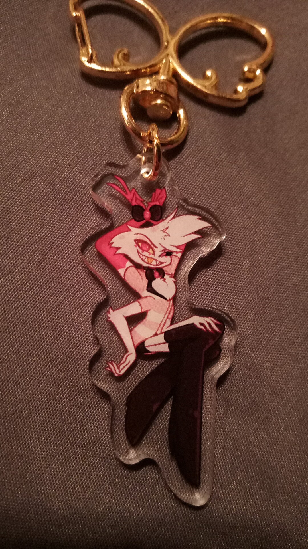 Mini Angel Dust Keychain - Etsy