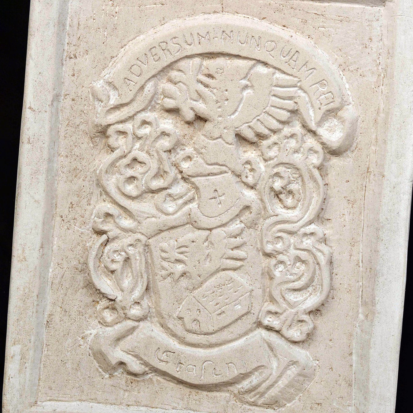 Bespoke Coat of Arms - Heraldic Stone Carving - Family Crest Sculpture ...