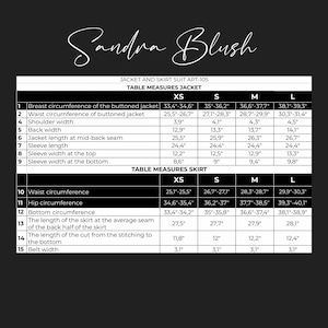 Formal Midi Pencil Skirt Suit, Black Skirt Suit, Business Suit Set for ...