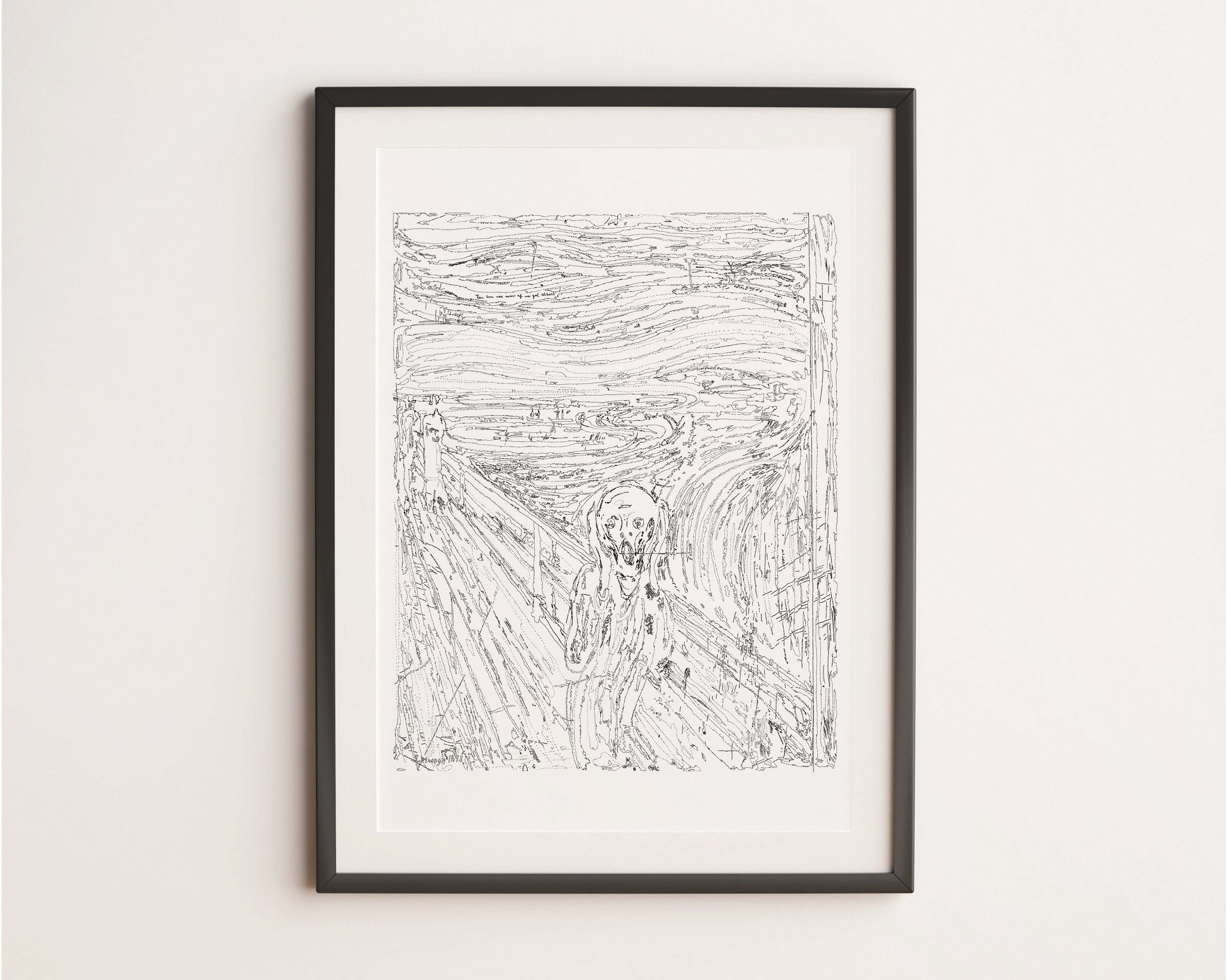 The Scream Print Download Digital File Edvard Munch Painting - Etsy