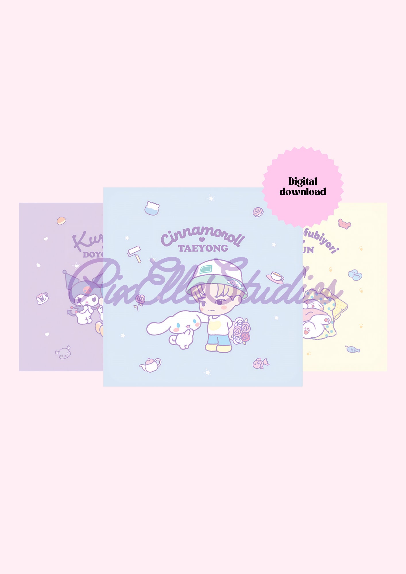 NCT Characters Printables Digital Download - Etsy