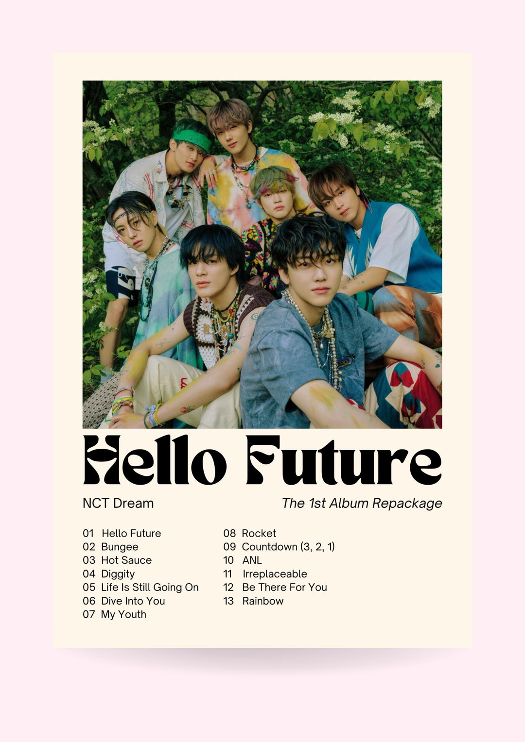 NCT Kpop Album Poster Retro Ver. Digital Download / Printable - Etsy