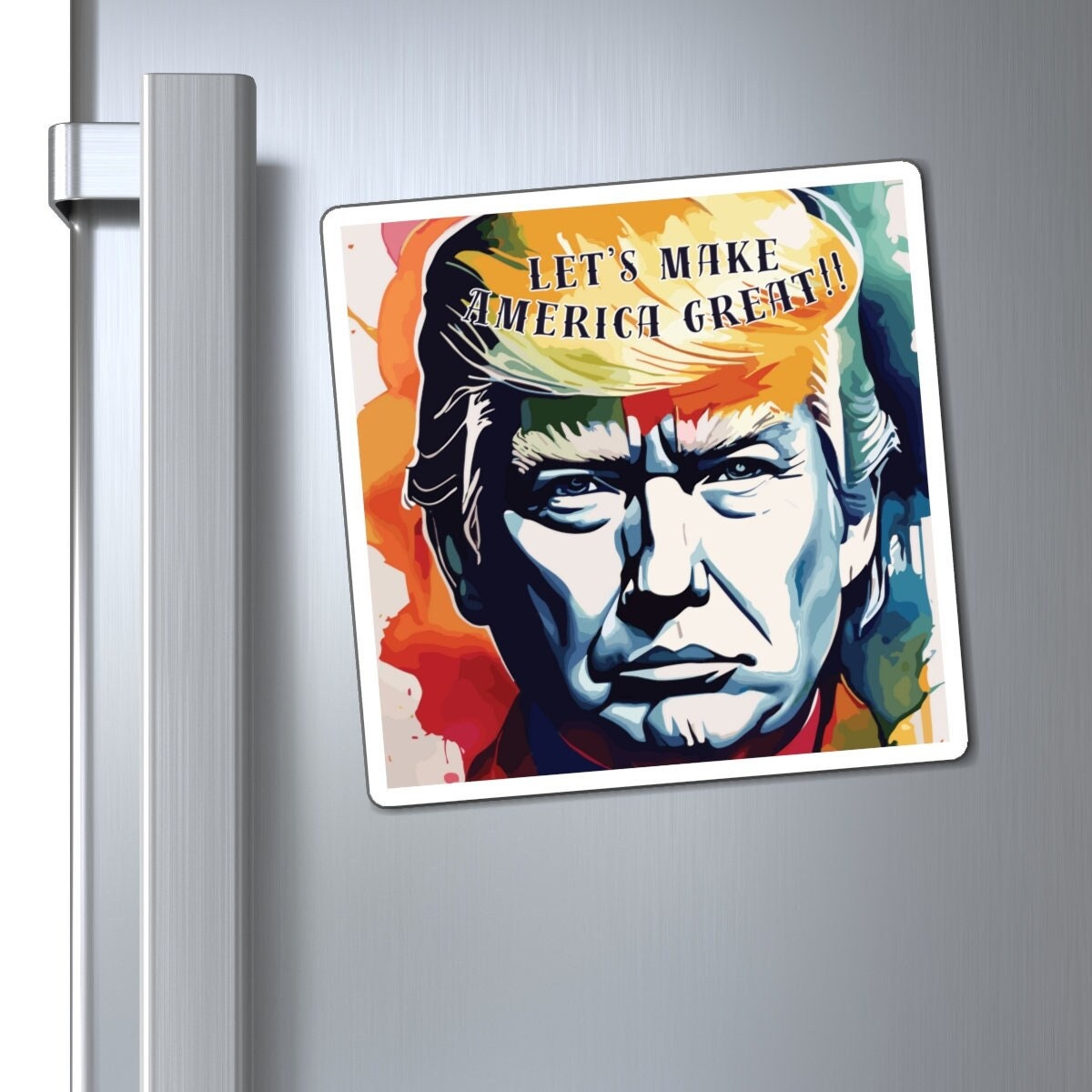 Donald Trump Magnets, Fun Election Magnets, Retro Style Trump Magnets ...