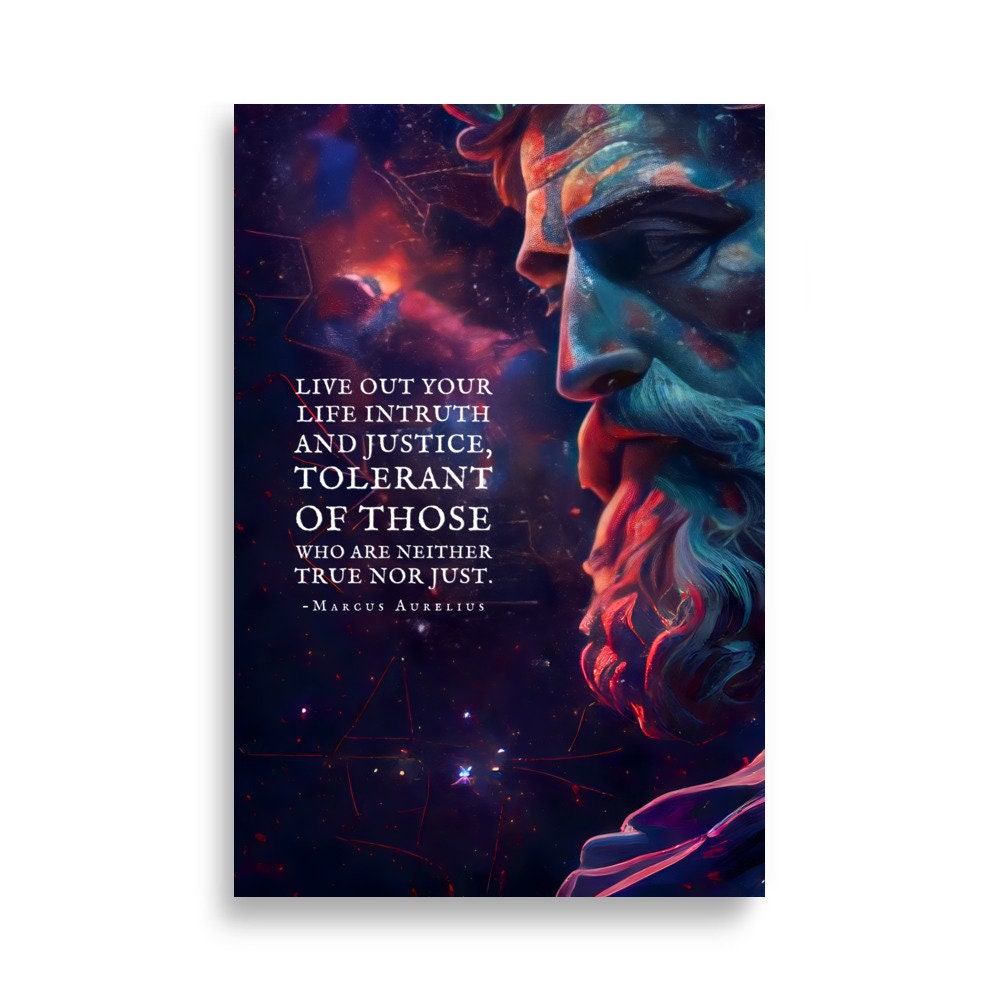 Marcus Aurelius Posters Live Out Your Life in Truth Marcus Aurelius ...