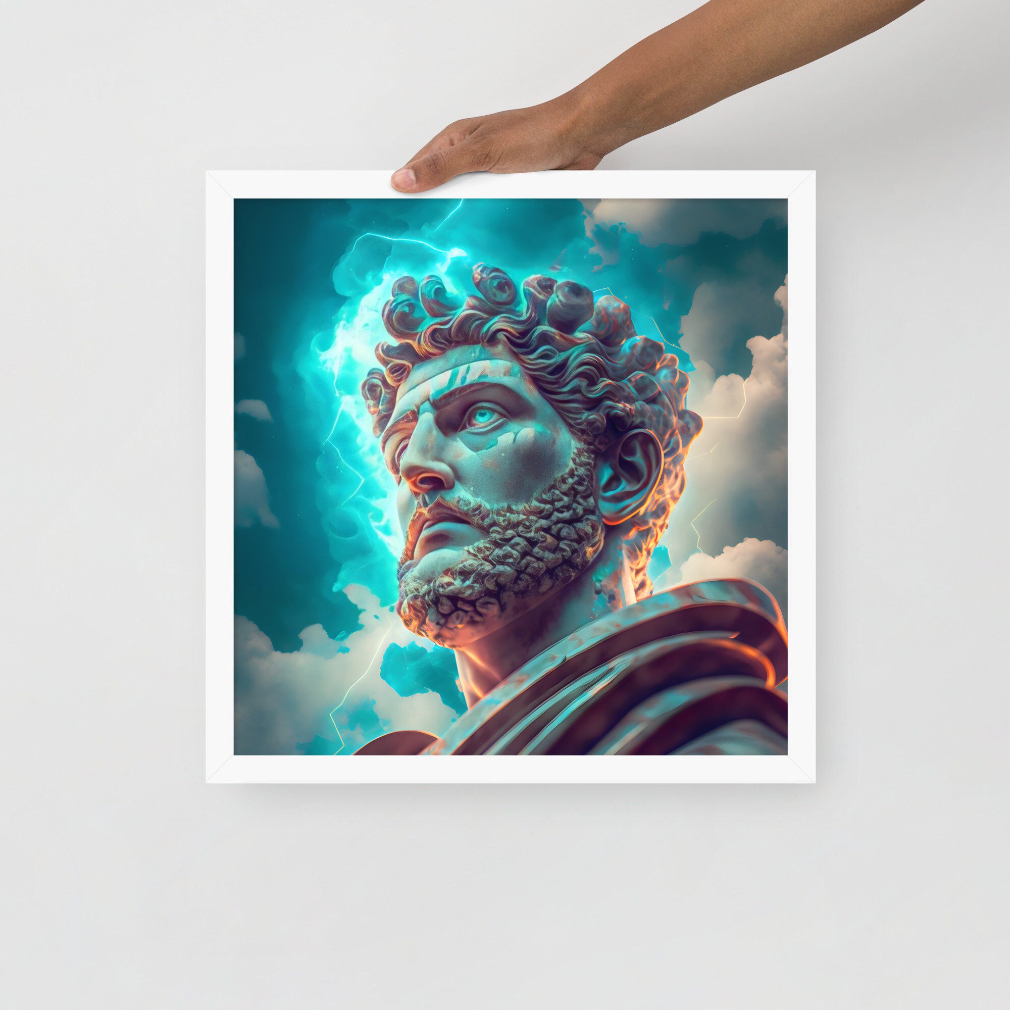 Marcus Aurelius Framed Poster Premium Luster Photo Paper Stoicism Stoic ...