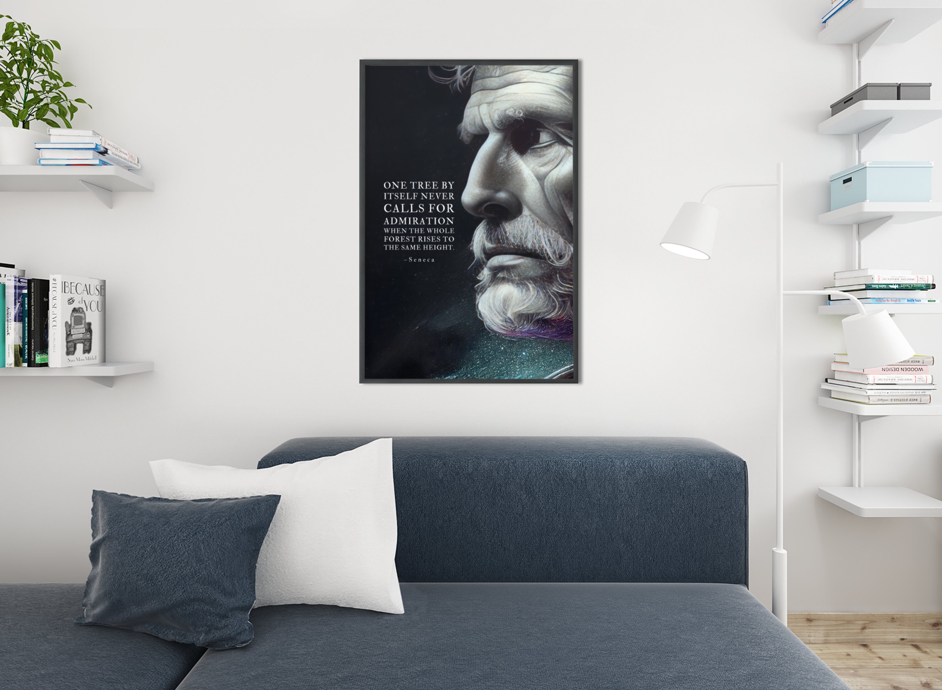 Seneca Posters One Tree by Itself Stoicism Poster Seneca Art Stoic ...