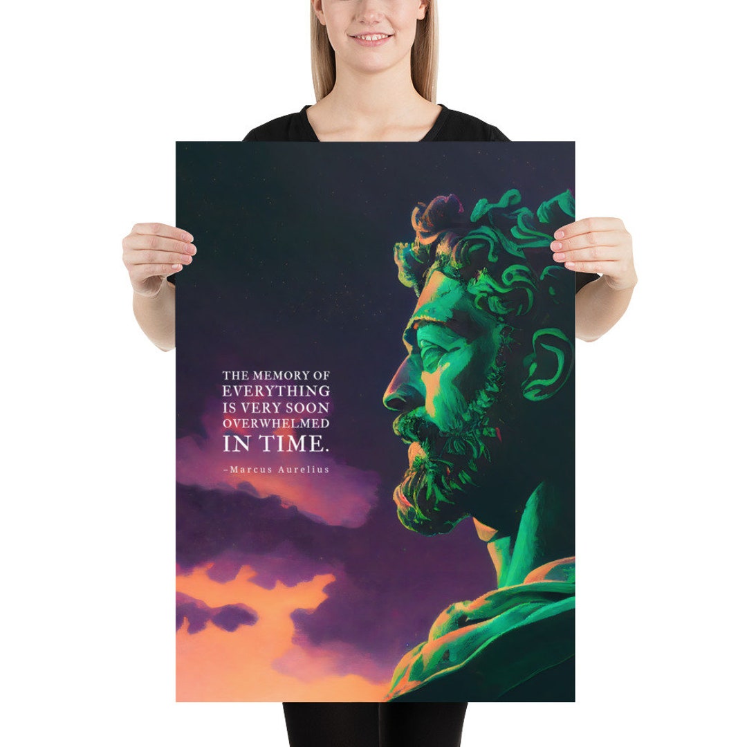 Marcus Aurelius Posters the Memory of Everything Marcus - Etsy