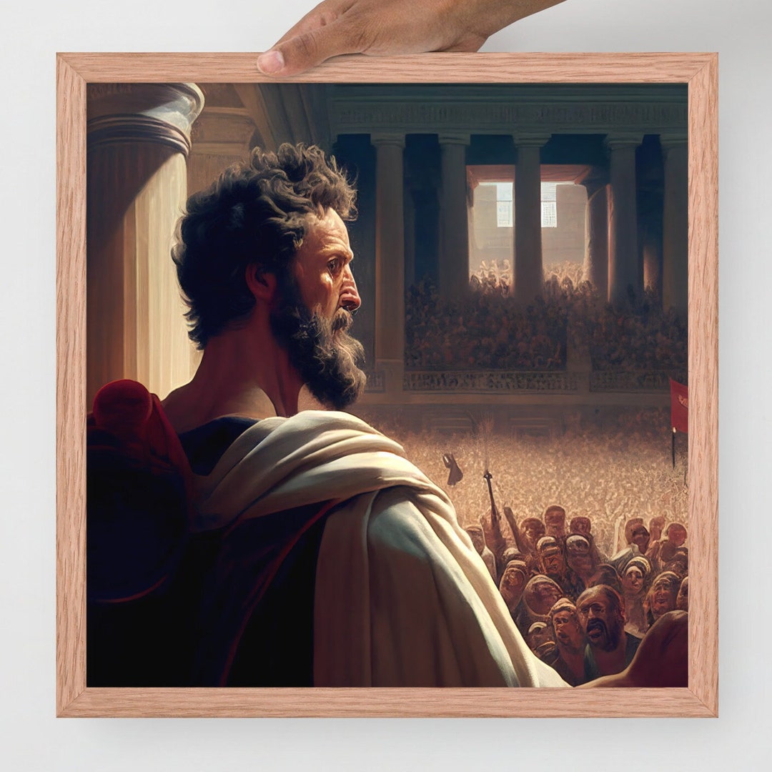 Marcus Aurelius Framed Poster Premium Luster Photo Paper Stoicism Stoic ...