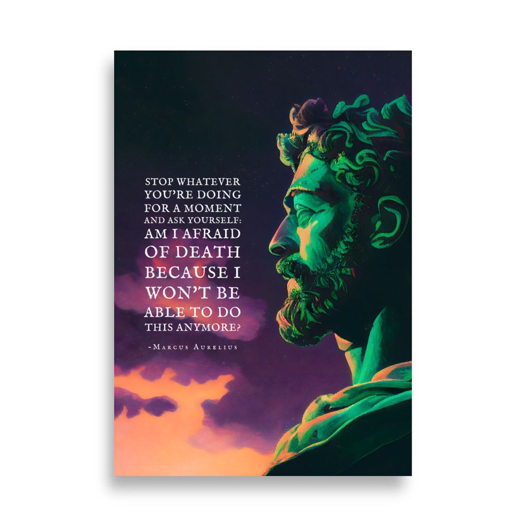 Marcus Aurelius Posters | Stop Whatever You're Doing | Marcus Aurelius ...