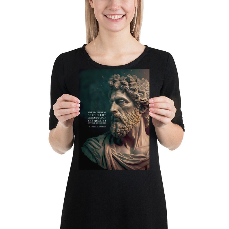 Marcus Aurelius Posters the Happiness of Your Life Marcus - Etsy