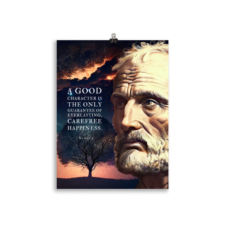 Seneca Posters A Good Character Seneca Posters Seneca - Etsy