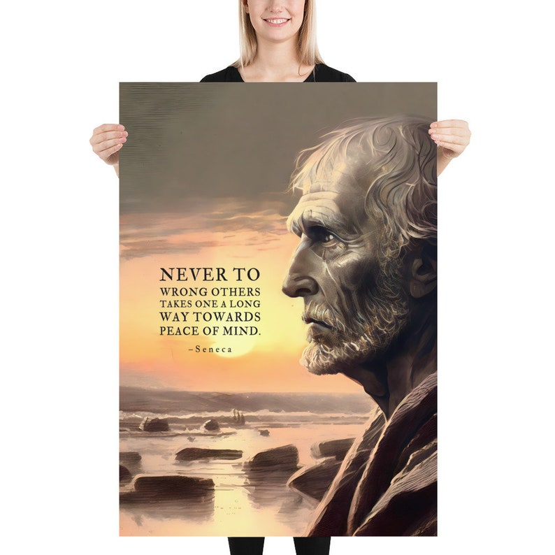 Seneca Posters Peace of Mind Seneca Posters Seneca Art Stoic Quotes ...