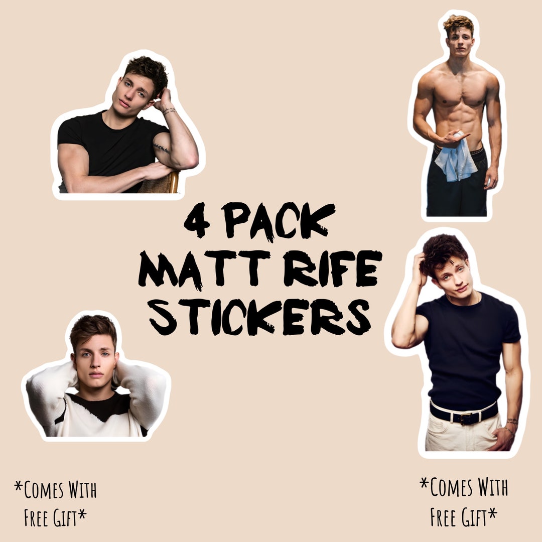 4 Pack Matt Rife Stickers Matt Rife Gift Matt Rife Stickers - Etsy