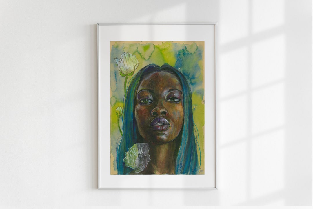 Beautiful Limited Edition Portrait Art Print | Home Decor | Wall Art ...
