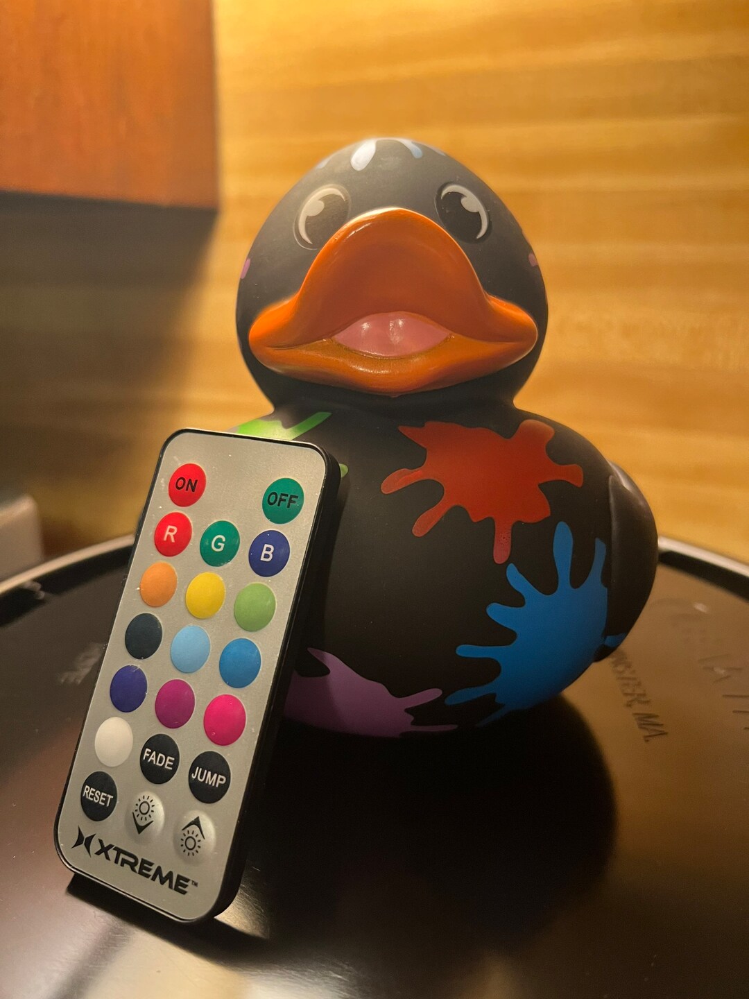 LED Light up Giant Rubber Duck-splatter PAINT-5.5 - Etsy Australia