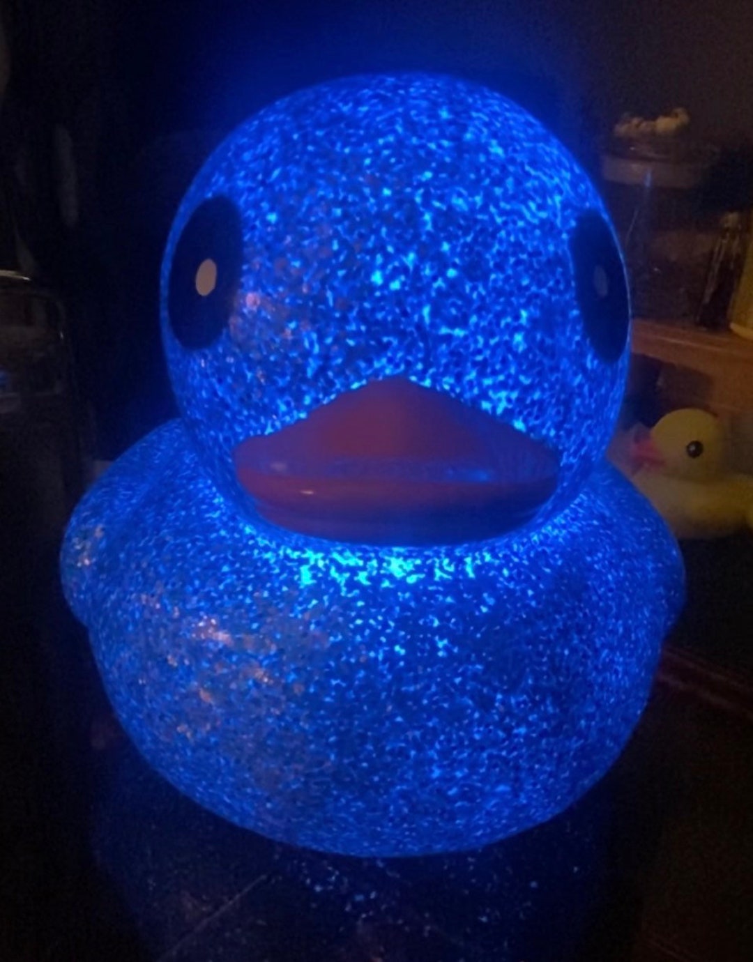LED Light up Giant Rubber Duck-glitter Series-7 Inch-batteries Included ...