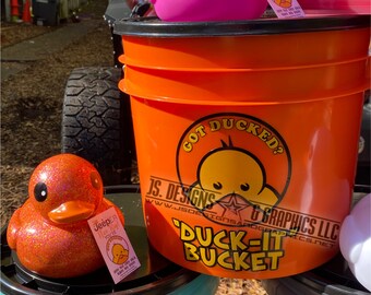 Rubber Duck for Car Cute Red Rubber Duck With Helmet - Etsy