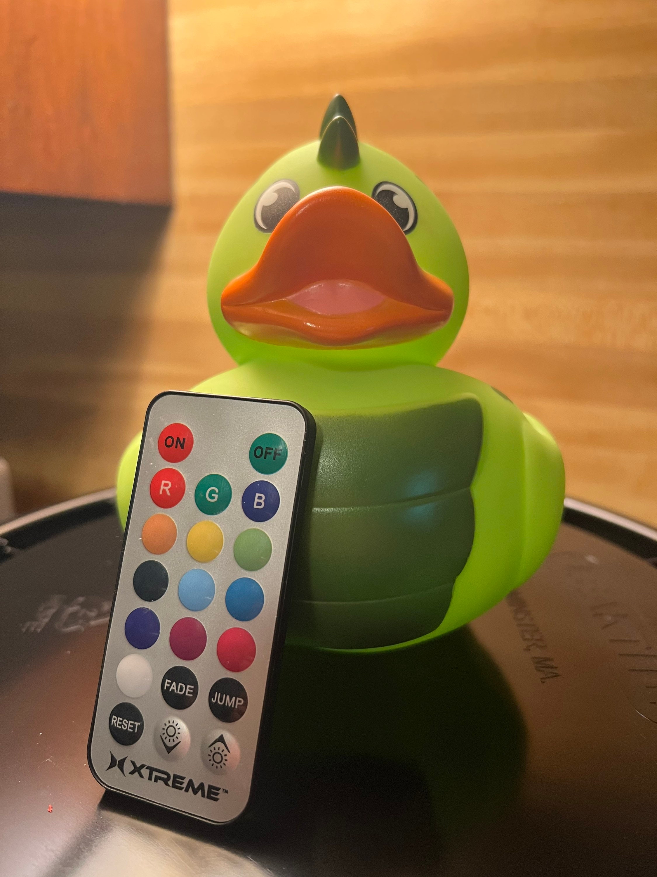 LED Light up Giant Rubber Duck-dinosaur-5.5 Inch-batteries and - Etsy ...