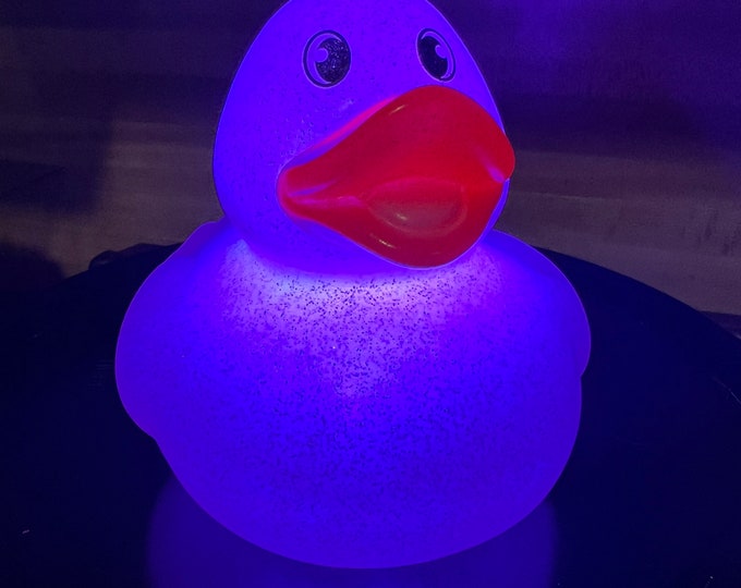 LED Light up Giant Rubber Duck-specialty Glitter-6 - Etsy