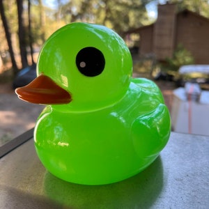 LED Light up Giant Rubber Duck-neon Series-7 Inch-batteries Included - Etsy