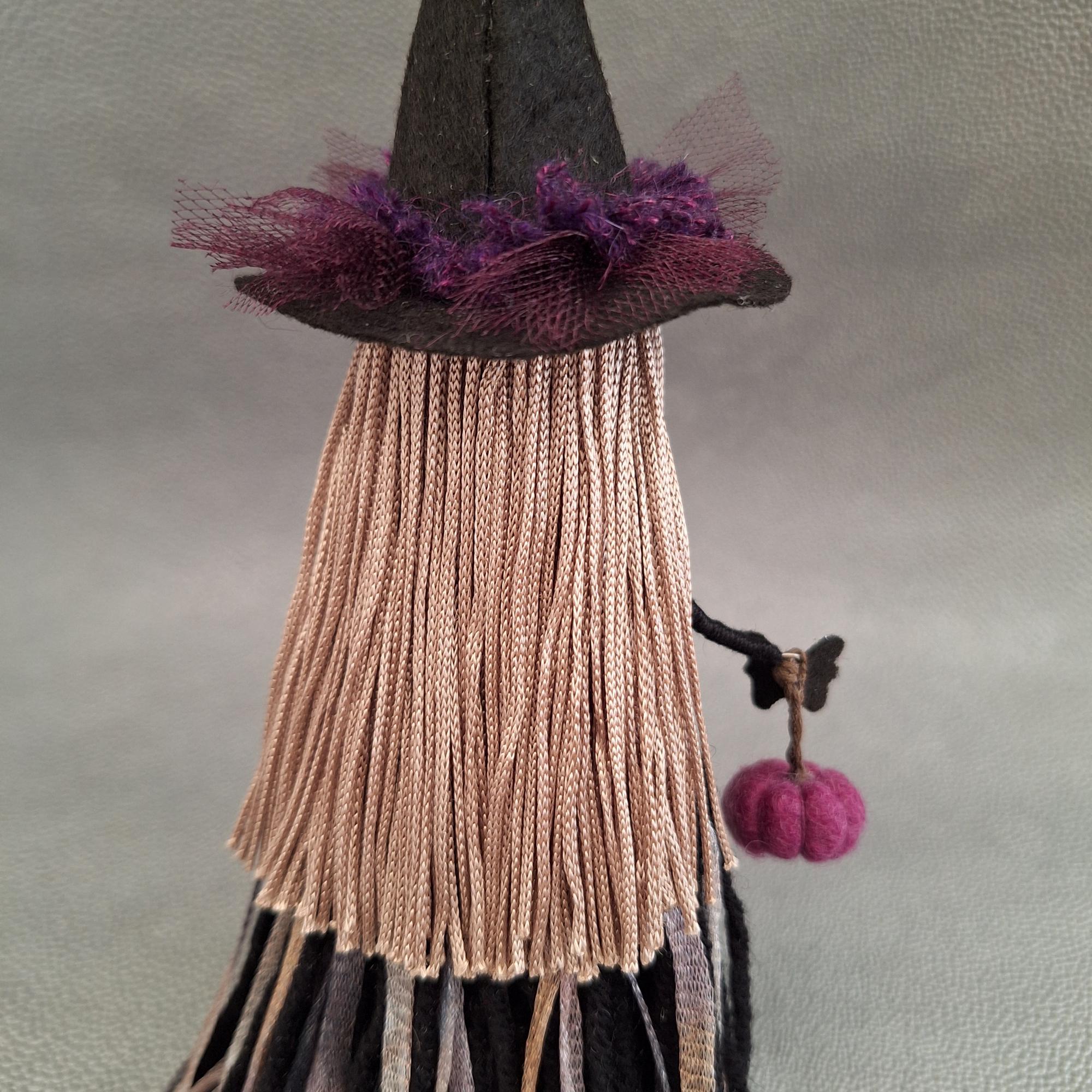 Hanging Witch Doll for Halloween Decoration, Kitchen Witch With Mini ...