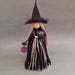 Hanging Witch Doll for Halloween Decoration, Kitchen Witch With Mini ...