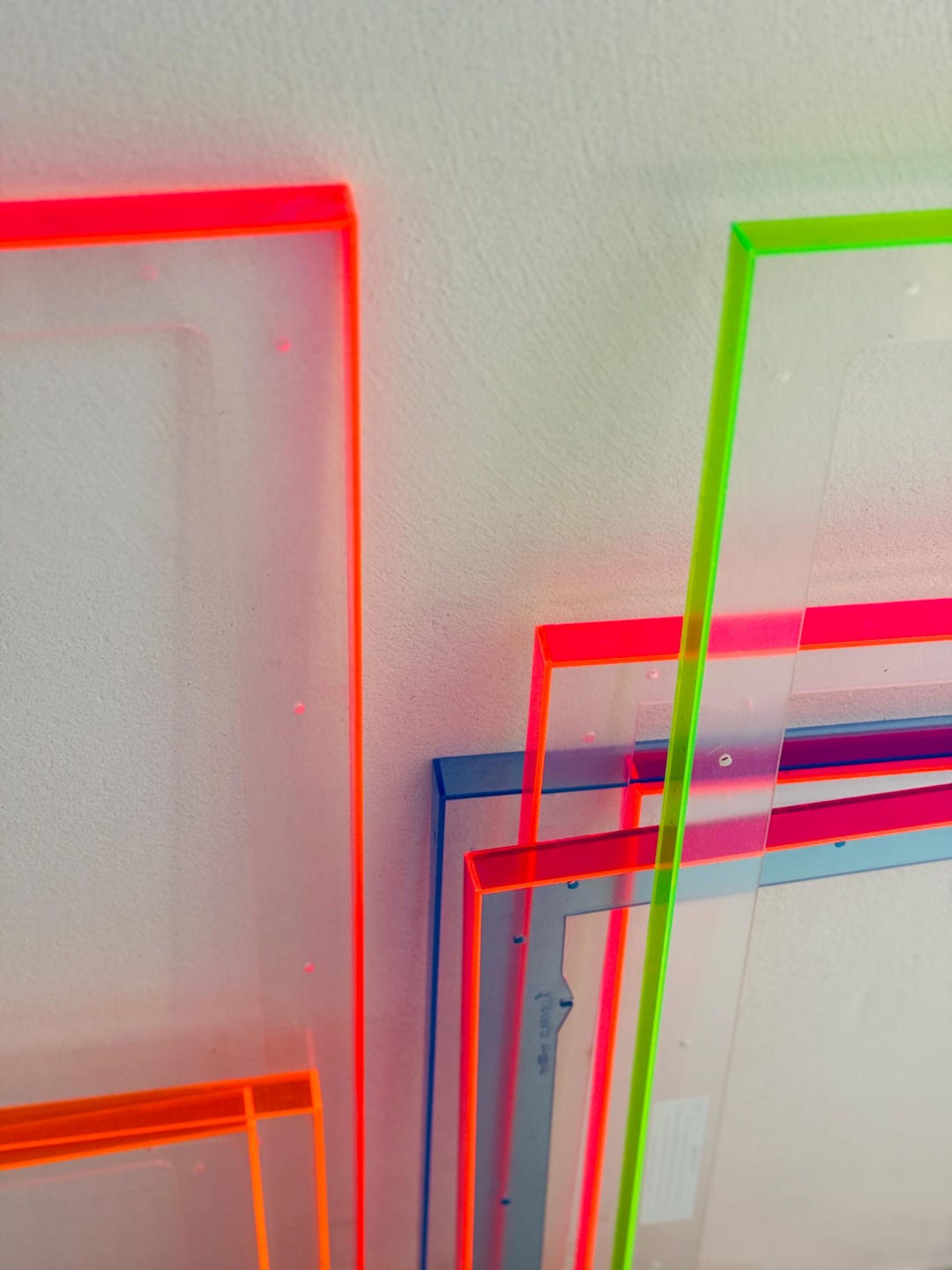Picture Frame, Acrylic Frame, CLARIVELLA, Fluorescent Acrylic, Luminous ...