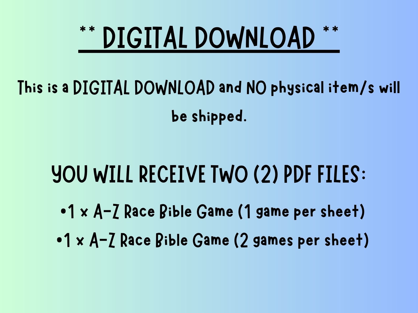 A-Z Race Printable Bible Game | Bible Study Group Party Game | Church ...