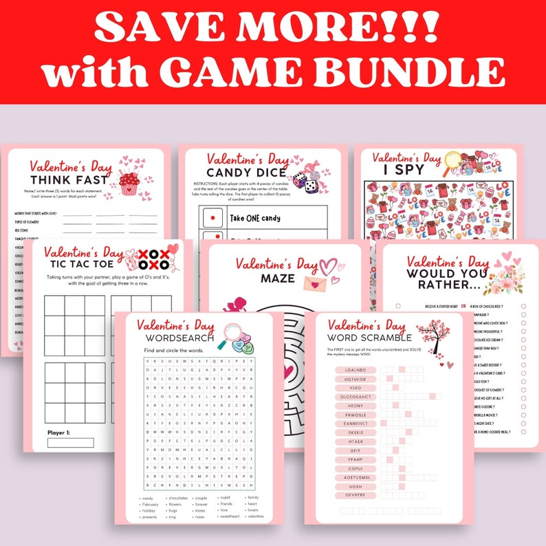 Valentines Day Mad Libs Valentines Day Game Couple Game Love Letter Mad ...