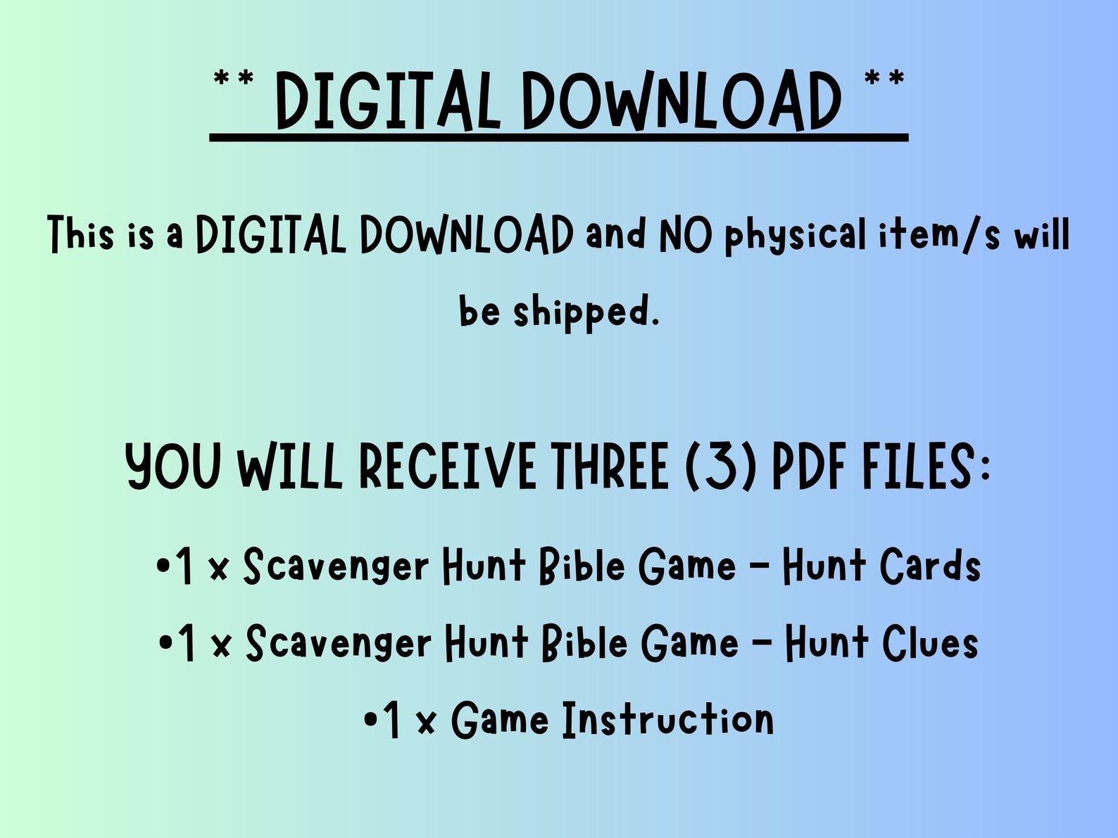 Bible Scavenger Hunt Game Bible Study Group Party Game Church Games ...