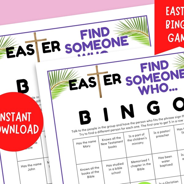 Find Someone Who Game - Etsy