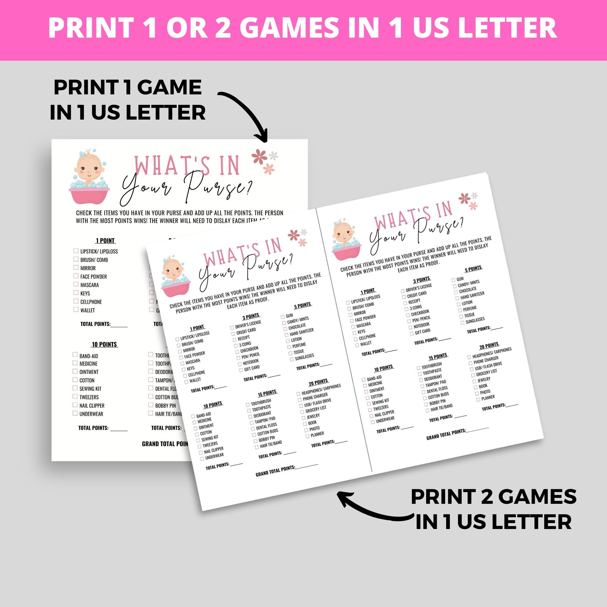 17 Baby Shower Games Bundle Baby Shower Games Printable Baby Shower ...