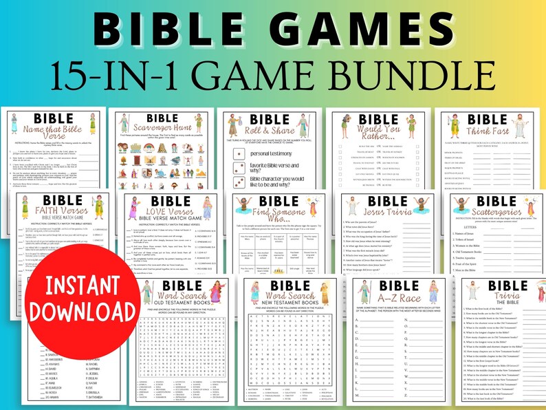 Guess Who Bible Game Bible Character Trivia Game Printable Bible Games ...