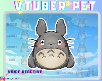 Pngtuber Pet Halloween Pumpkin Voice Reactive Twitch Streamer Vtuber V ...