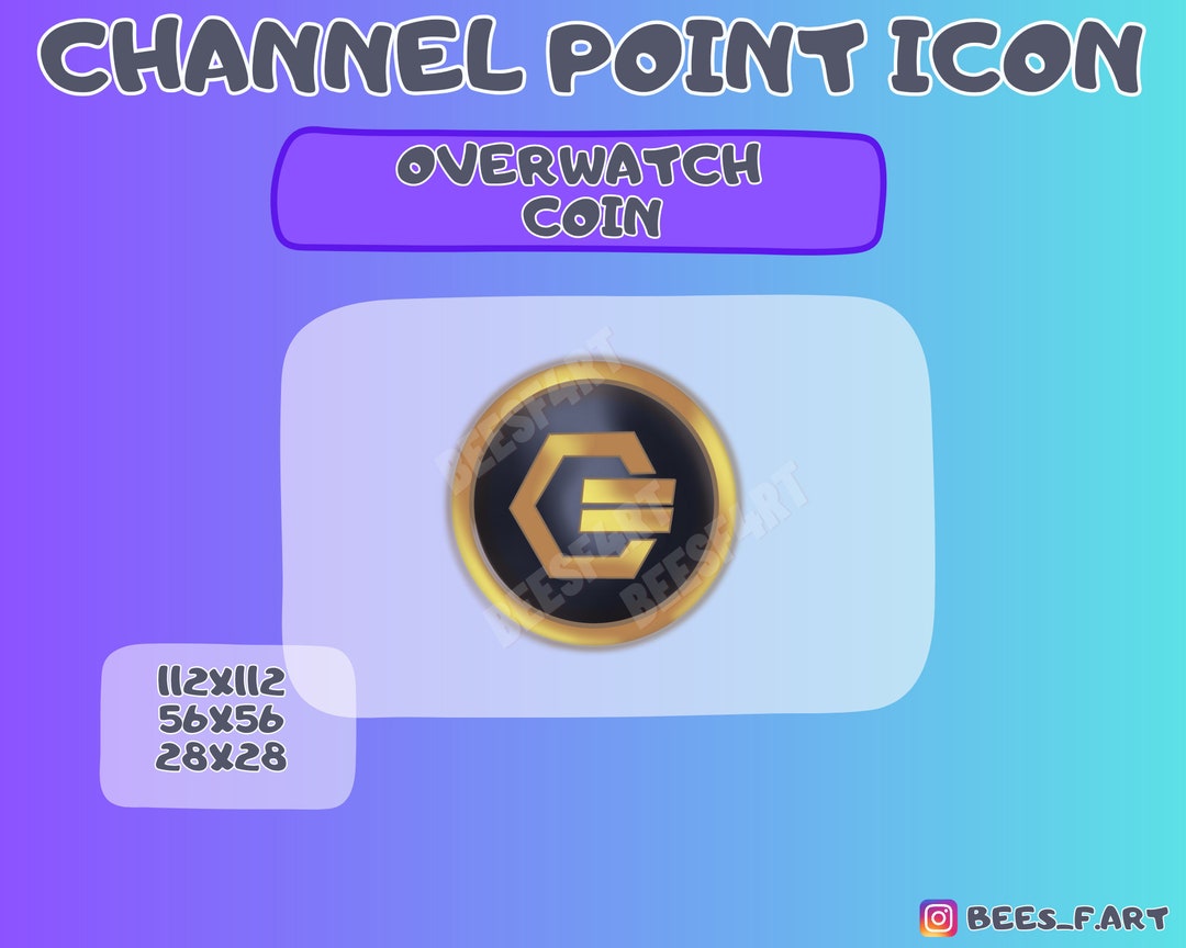 Overwatch Coin Channel Points Icon or Emote || Twitch || Discord - Etsy
