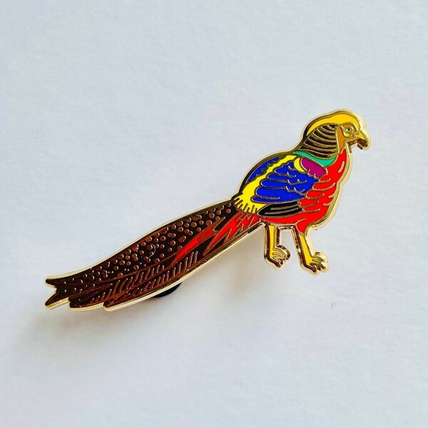 Pheasant Pin - Etsy