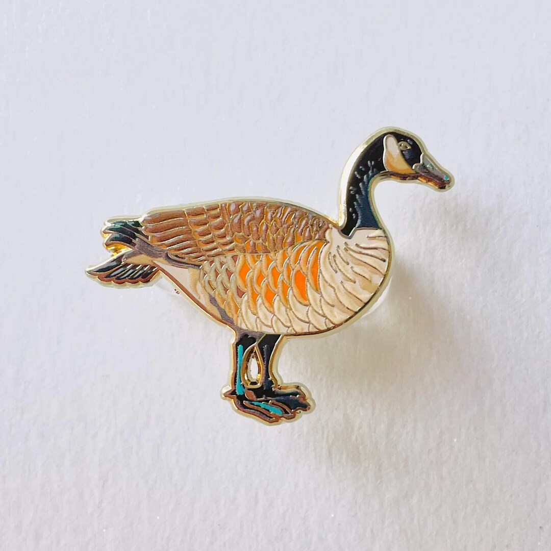 Goose Enamel Pin, Canada Bird Lapel Badge, Christmas Gift, Stocking ...