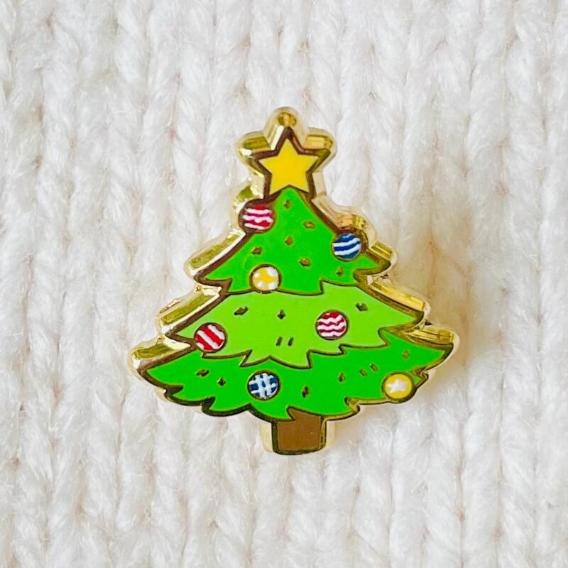 Christmas Tree Pin - Etsy