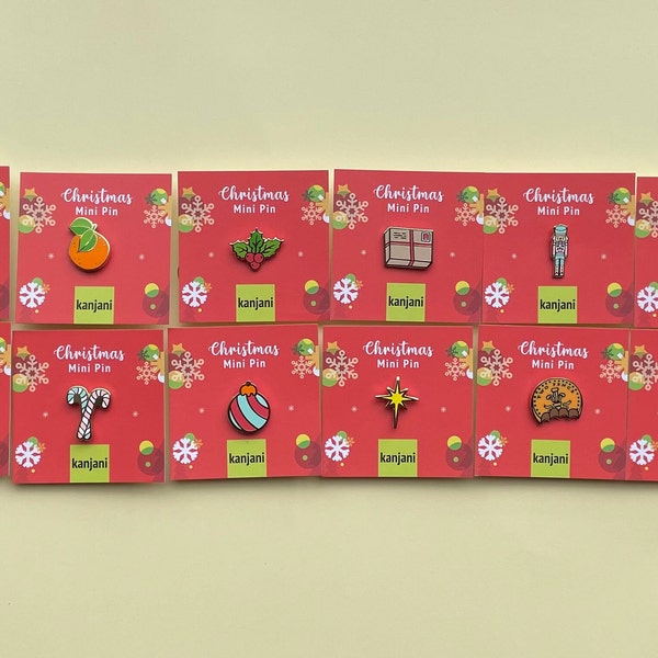 Christmas Enamel Pin - Etsy