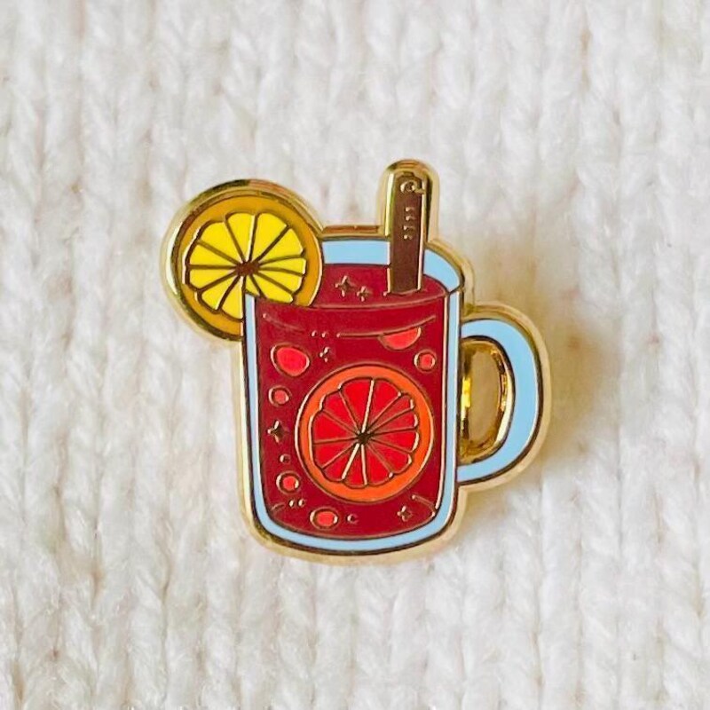 Wine Pins Enamel - Etsy UK